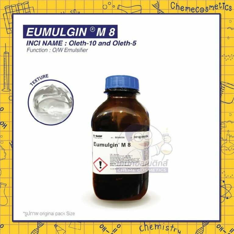 Eumulgin M8 (Oleth-10 and Oleth-5) ตัวผสานน้ำและน้ำมัน – เคมีคอสเมติกส์